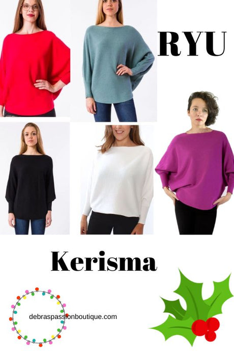 Kerisma "Love Your Knits" Raven RYU Sweaters Boutique | Debra's Passion ...